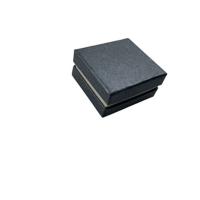 China Hat Specialty Paper Jewelry Gift Boxes With Black Velvet Insert Ring Display for sale
