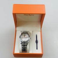 China Orange PU Leather Embossing Personalised Watch Boxes Matt Varnish for sale