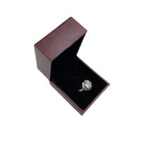 China Embossed Paper Jewelry Gift Boxes With Velvet Insert Custom Logo for sale
