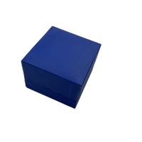China Square Plastic Jewellery Packaging Box Specialty Paper With Suede Insert Gift Ring Box for sale