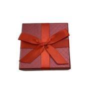 China Durable Paper Jewelry Gift Boxes With Ribbon Velvet Cardboard Insert Bracelet Box Packaging for sale