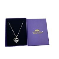 China Modern Gift Paper Jewelry Hat Box With Foam Velvet Insert Necklace Box Packaging for sale