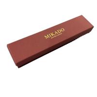 China Red Paper Jewelry Gift Boxes With Gold Foil Logo Velvet Insert Necklace Packaging for sale