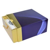 China Shining Glossy Cosmetic Packaging Box Drawer Slide EVA Foam Insert Custom CMYK Printing for sale