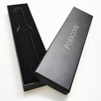 China Art Paper Black Watch Box Matte Lamination Printed Logo Eva Foam Insert Gift Packaging for sale