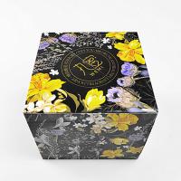 China Double Door Open Cosmetic Gift Box CMYK Printing Debossing Logo Eva Insert for sale