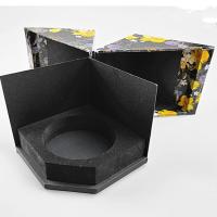 China Double Door Open Cosmetic Gift Box CMYK Printing Debossing Logo Eva Insert for sale