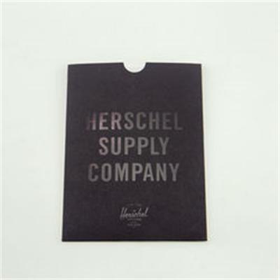 China Custom Black Card Sleeve Cut Out Portable Storage Box For Souvenir Collection for sale