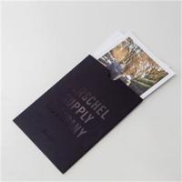 China Custom Black Card Sleeve Cut Out Portable Storage Box For Souvenir Collection for sale