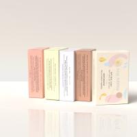 China 12*8*5cm Recycled Paper Gift Box Foldable Soap Packaging Box CMYK Print With Logo for sale