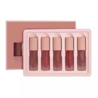 China Personalized Print Slide Lipstick Box Pink Oem Plastic Tray Insert Drawer Paper Gift Box for sale