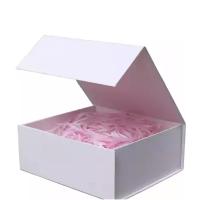 China Jewelry Kraft Magnetic Box Khaki Black Pink Gold Decorative Gifts Foldable Christmas Packaging Box for sale