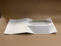China Space Save Collapsible Paper Box For Transportation White for sale