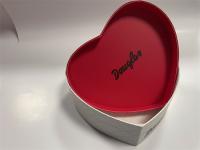 China Red Cardboard Heart Box CMYK Cardboard Box With Magnetic Closure for sale