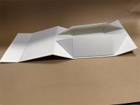 China Eco Friendly Collapsible Paper Box Recyclable White Cardboard Gift Box for sale