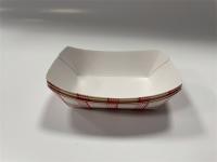 China Eco Disposable Paper Food Tray Stackable Hot Dog Paper Holders for sale