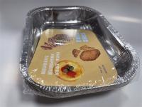 China Heat Resistance Aluminum Catering Trays 220F Foil Serving Trays for sale