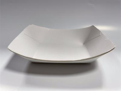 China Take Out Paper Food Tray Freezer Disposable Paper Trays For Food for sale