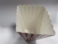 China Microwave Safe Paper Food Tray Rectangular Paper Serving Boats for sale