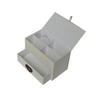 China factory custom unique cardboard with white paper drawer packaging box for jewelry gift for sale