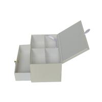 China factory custom unique cardboard with white paper drawer packaging box for jewelry gift for sale