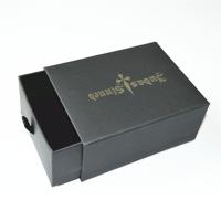 China Foil Stamping Custom Paper Drawer Gift Box Packaging Foam Velvet Insert for sale