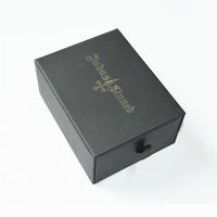 China Foil Stamping Custom Paper Drawer Gift Box Packaging Foam Velvet Insert for sale