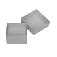 China White Ribbon Mini Cardboard Gift Boxes Pantone Printing For Jewelry Packaging for sale