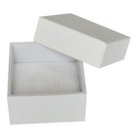 China Pretty unique Cardboard White special Paper Gift Box Ring Earring Pendant Jewel Insert for sale