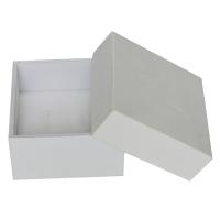 China Pretty unique Cardboard White special Paper Gift Box Ring Earring Pendant Jewel Insert for sale