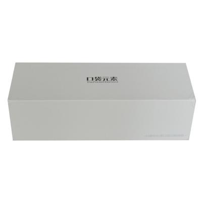China White Paper Gift Packaging Box PMS CMYK Printing Rectangle Cardboard Gift Box for sale