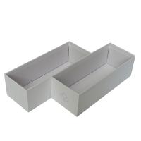 China White Paper Gift Packaging Box PMS CMYK Printing Rectangle Cardboard Gift Box for sale