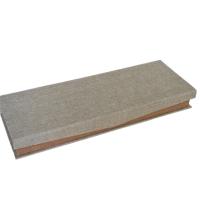China Matte Beige Decorative Magnetic Closure Gift Box Packaging Recycled Velvet Lining for sale