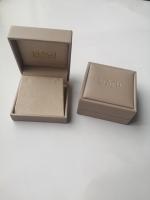 China High-End Private Customization PU Leather Jewelry Box Pendant Necklace Jewelry Case Champagne Colour Gift Packaging for sale