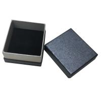 China Cardboard Grey Jewelry Box Large Pendant PMS Printing 2 Piece Gift Boxes With Lids for sale