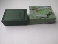 China Green PU Leather Personalised Watch Boxes Handmade Rectangle Green Watch Case Ready To Ship for sale