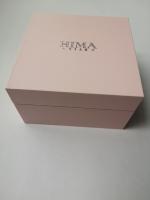 China Pink Wrist Watch Packaging Box Printing Cardboard Square Watch Case for sale