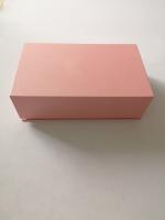 China Magnetic Cardboard Watch Boxes Pink Womens Watch Case With Soap Flower for sale