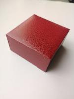 China OEM Personalised Watch Boxes Red Leatherette Plastic Luxury Watch Display Case for sale