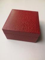 China OEM Personalised Watch Boxes Red Leatherette Plastic Luxury Watch Display Case for sale