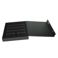 China Rectangle Magnetic Cardboard Paper Gift Boxes Open Flap Printing Velvet Insert for sale