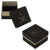 China Square Cardboard Paper Jewelry Gift Boxes 5*5*4cm For Ring Earring for sale