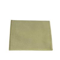 China Microfiber Custom Velvet Jewelry Bags Morandi Green For Pendant Necklace for sale
