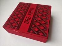 China High-end custom Magnetic Velvet Cardboard Paper Gift Boxes With Ribbon Closure for sale