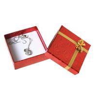 China Cardboard Foam Paper Gift Packaging Box Ribbons Square Decorative Jewelry Gift Boxes for sale