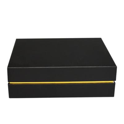 China Cosmetic Gift Perfume Bottle Box Packaging Cardboard Black EVA Insert for sale