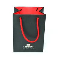 China Hook Handle Custom Printed Kraft Bags Matte Coated Paper Gift Bags For Jewelry for sale