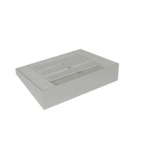 China Bracelet Pendant Custom Jewelry Tray Trapezoid PVC MDF Leather Jewellery Organiser for sale