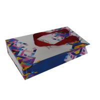 China Colorful Art Recycled Paper Christmas Gift Bags Handmade Printed With Handles for sale