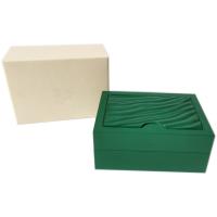 China Luxury Green Watch Box Wood Storage Box With Logo Packaging Wood Watch Case Factory Direct Sales Ready To Ship for sale
